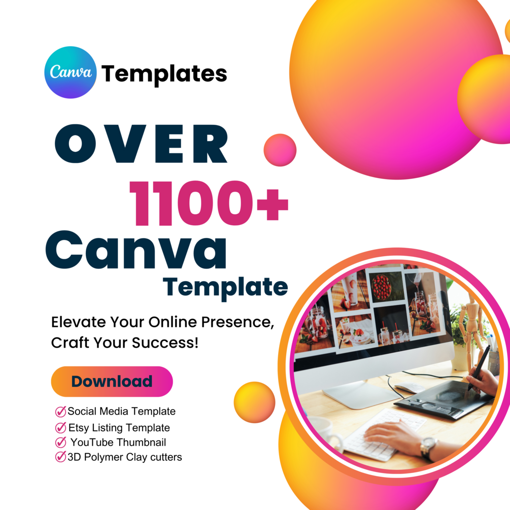 Over 1100 CANVA TEMPLATES