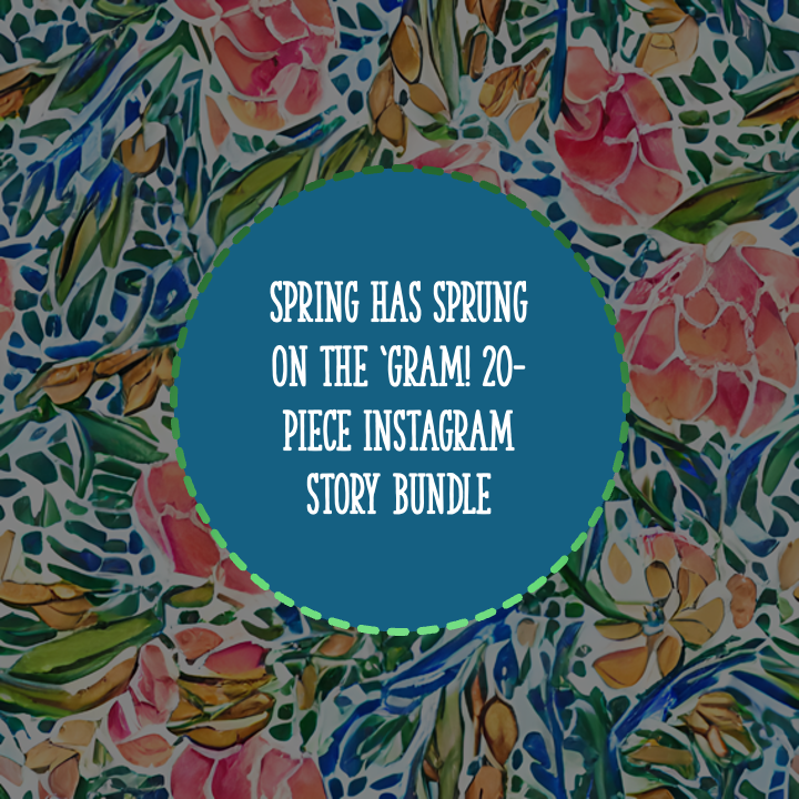 Easter on the 'Gram Instagram Post Template Bundle