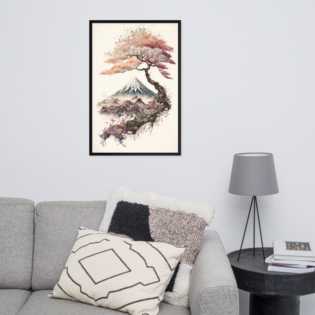 Sakura Roots (Framed Print)