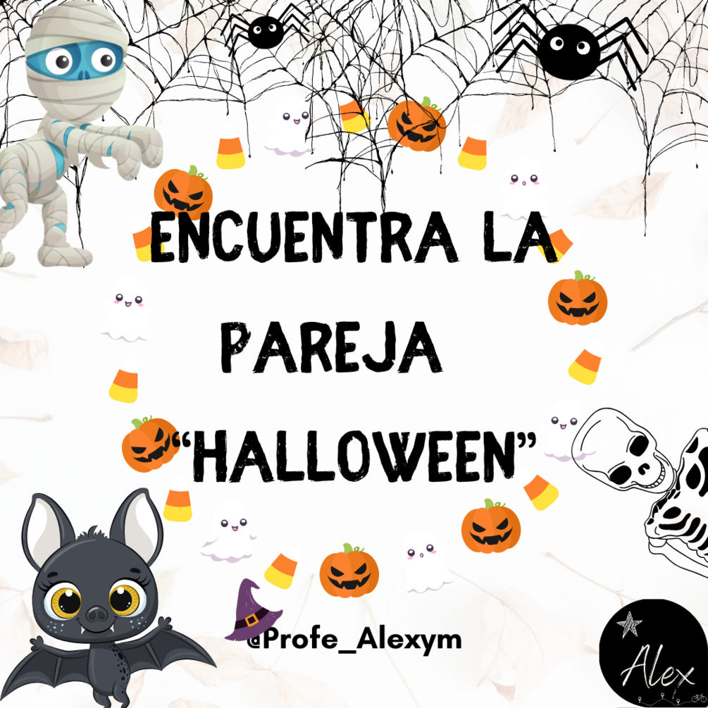 Encuentra la pareja Halloween 🎃
