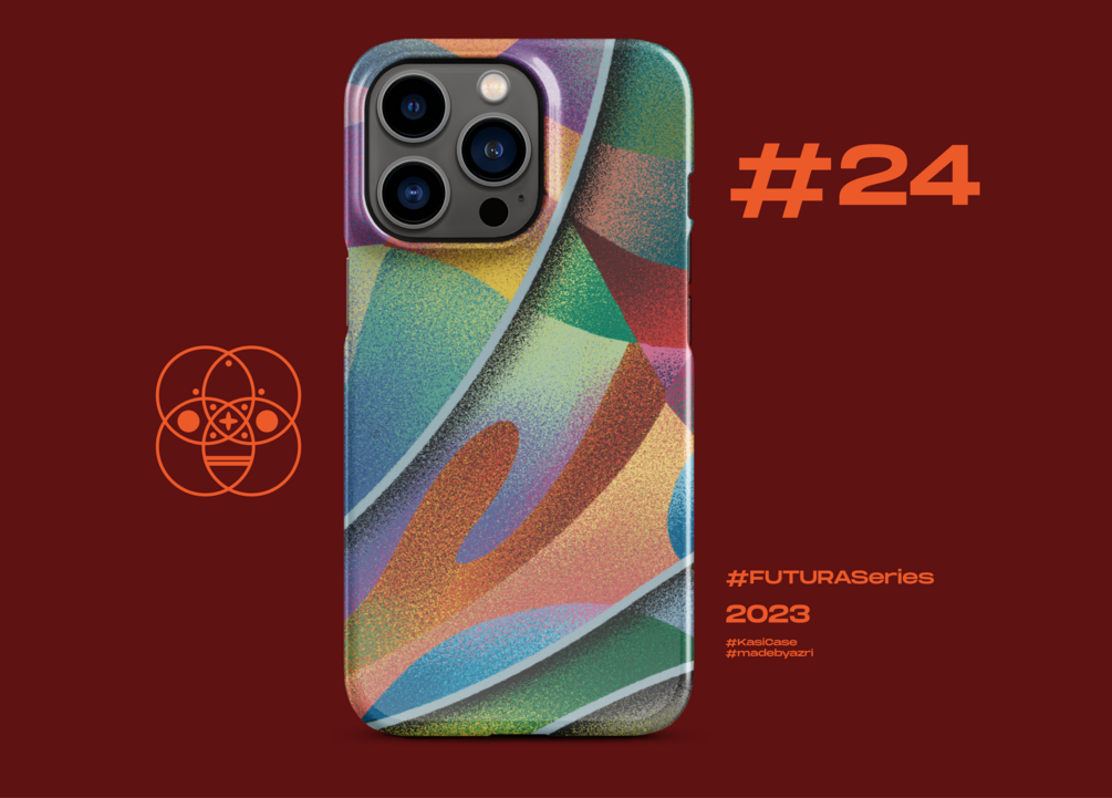Modern Art Colourful Snap Case for iPhone - #24 FuturaSeries