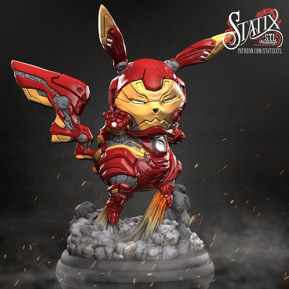 Ironmon 1/3 Scale STL for 3D Printing