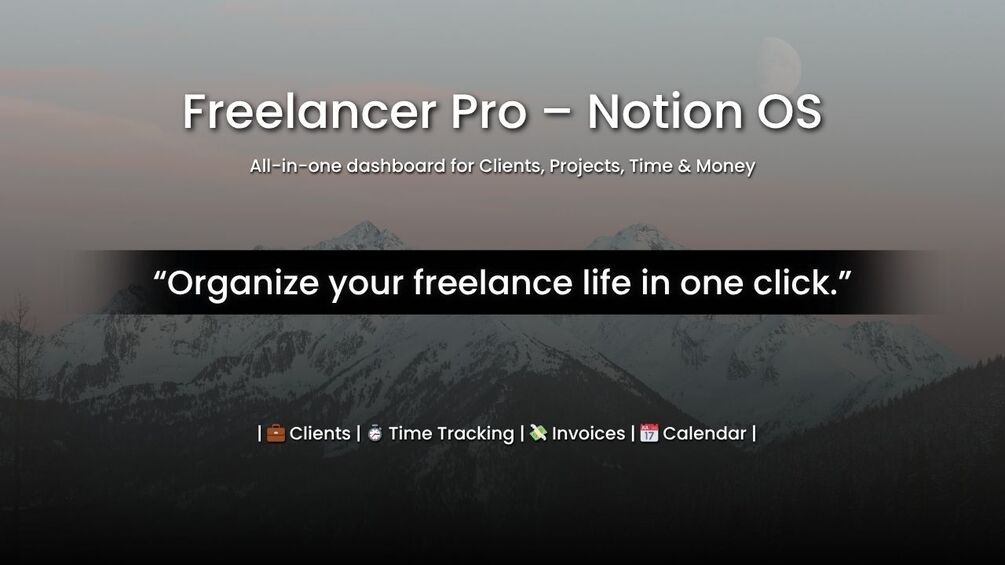Freelancer Pro – Notion OS | All-in-One System for Freelancers
