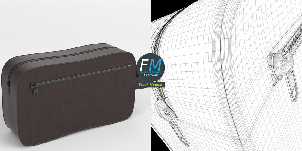 3D MODEL - Toiletry bag
