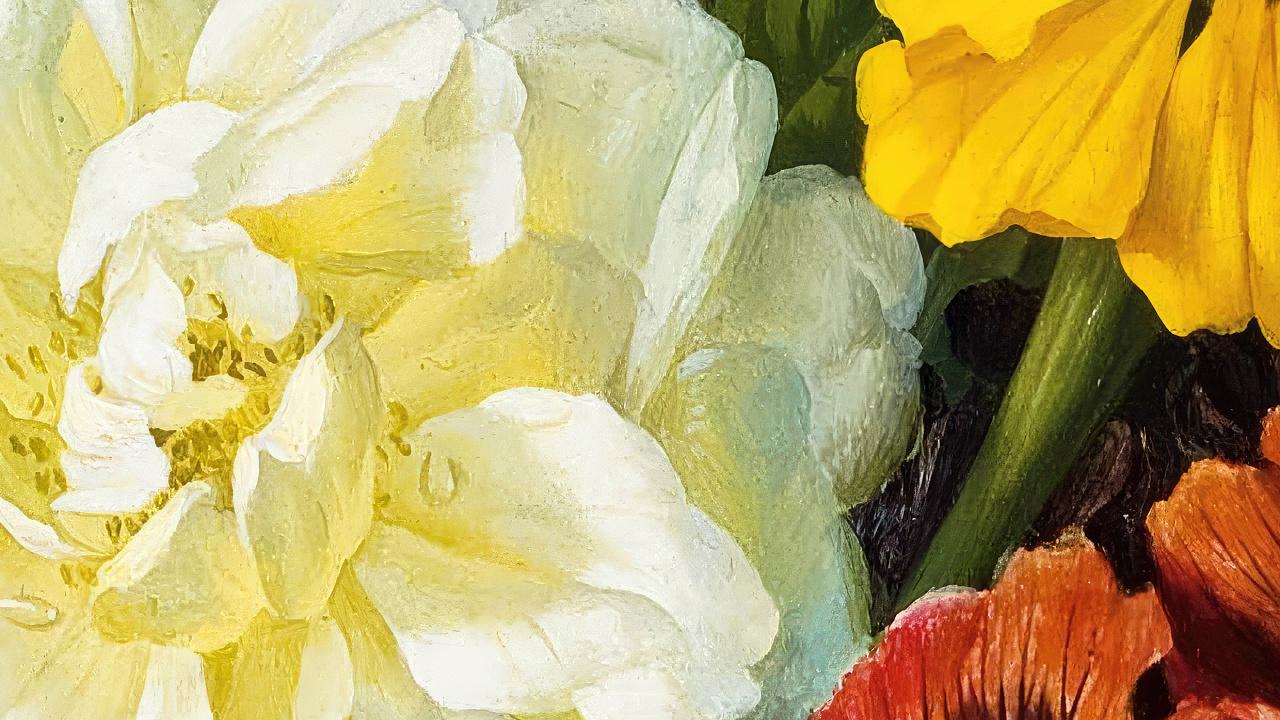 Blumenstillleben Hartinger by Anton Hartinger