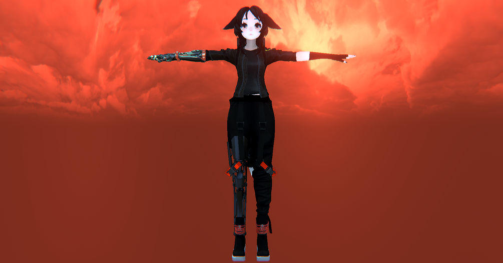 MIKO CYBERPUNK [VRCHAT MODEL]