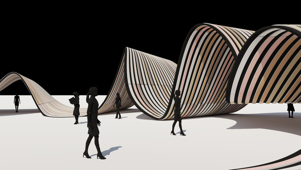 Ribbon Surface Landscape Rhino Grasshopper File