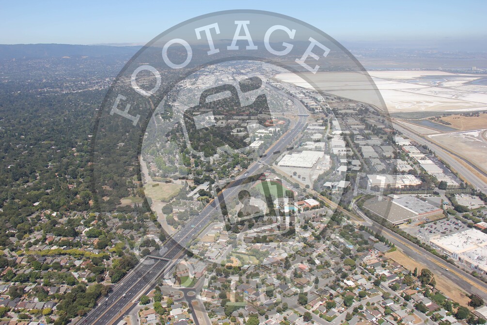 Aerial View of Freeway 7