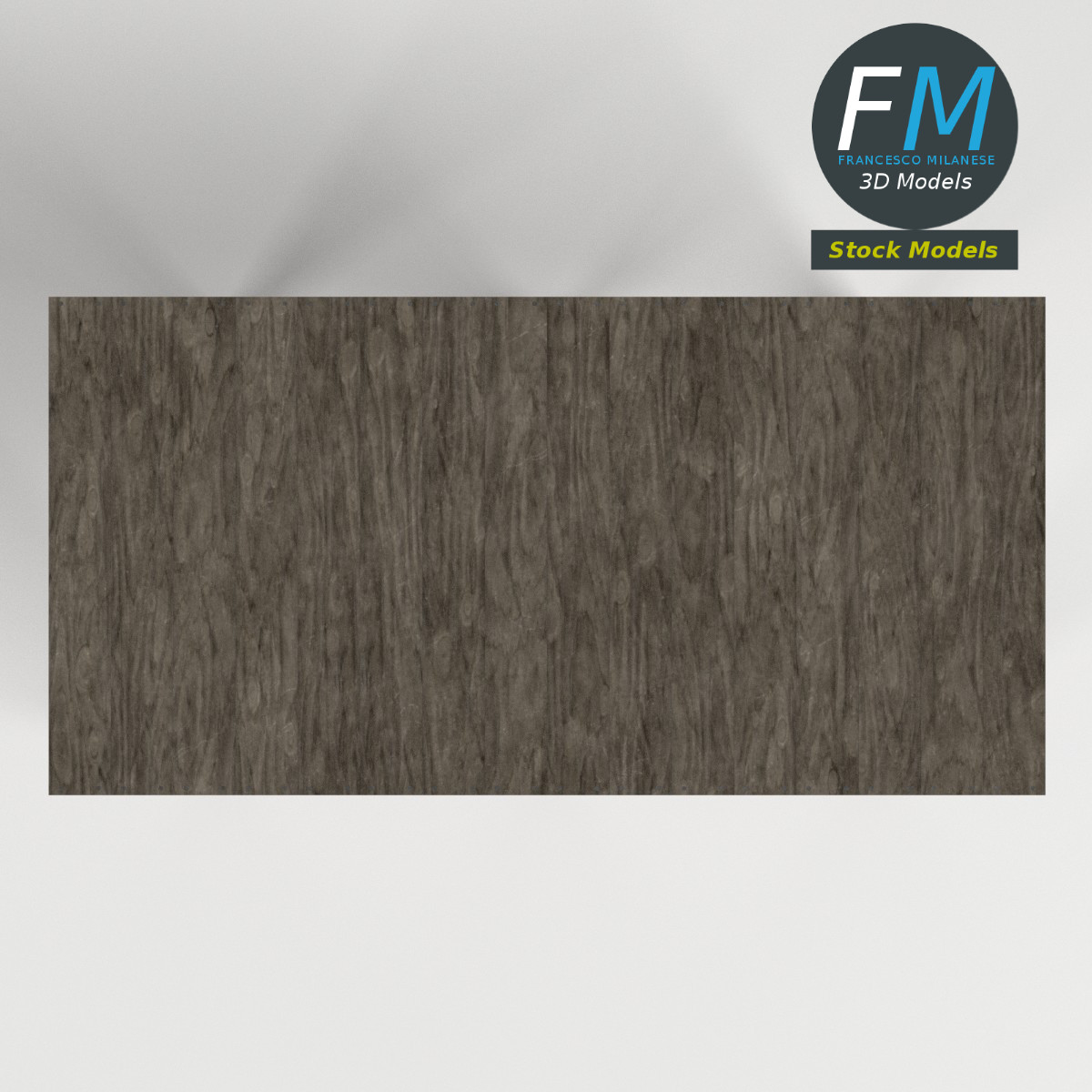 3D MODEL - Wooden pier module