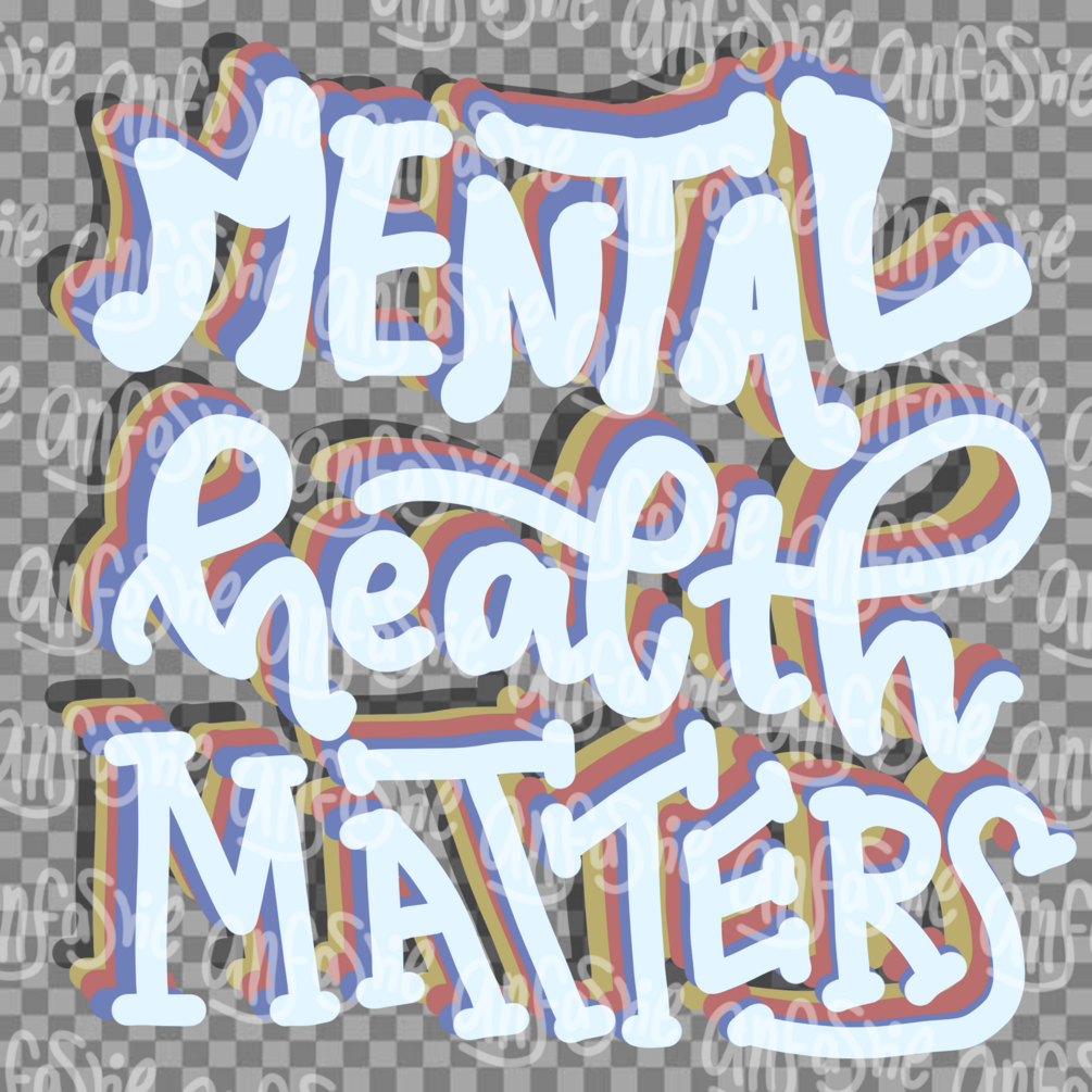 [Free Download] Mental Health Matters PNG - Digital Download, Sticker ...