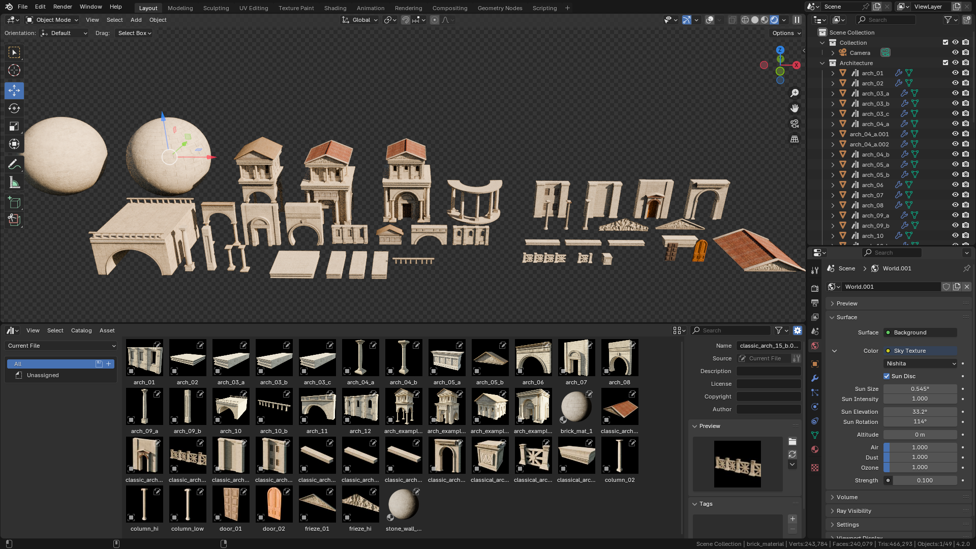 Classical Architecture Asset Pack
