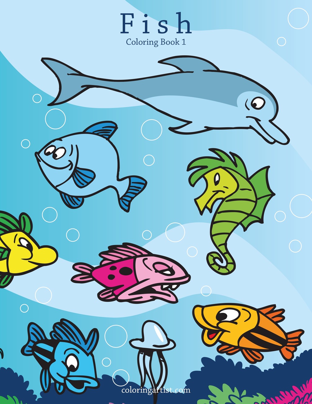 Fish Coloring Book 1