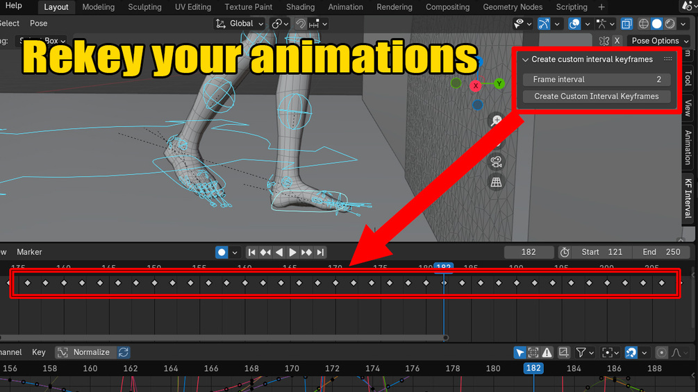 Add Keyframes with custom interval