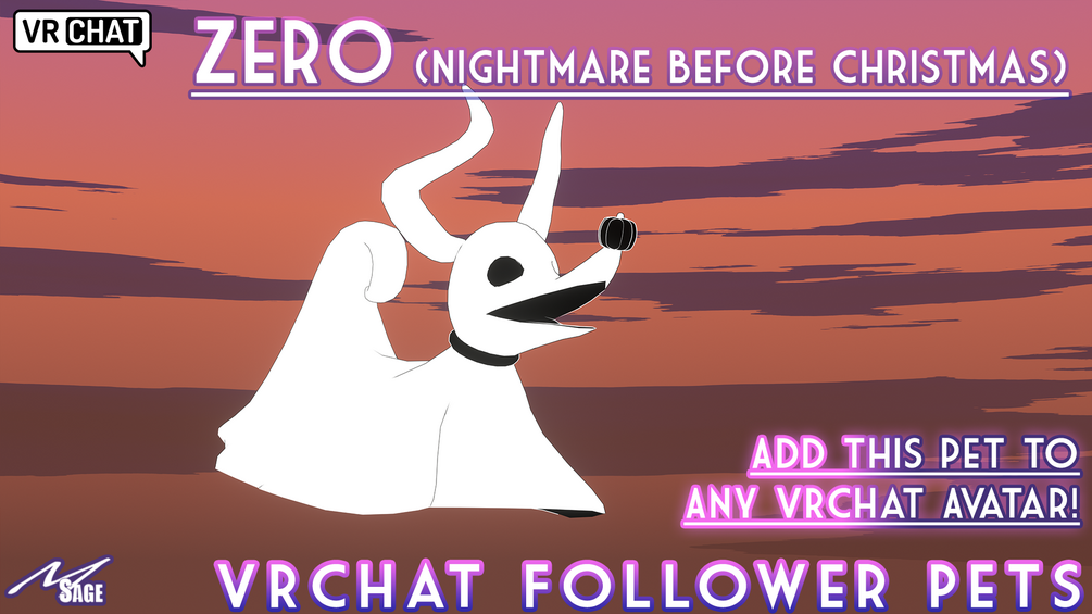 Zero, The Ghost Puppy - Follower Pets [QUEST COMPATIBLE]