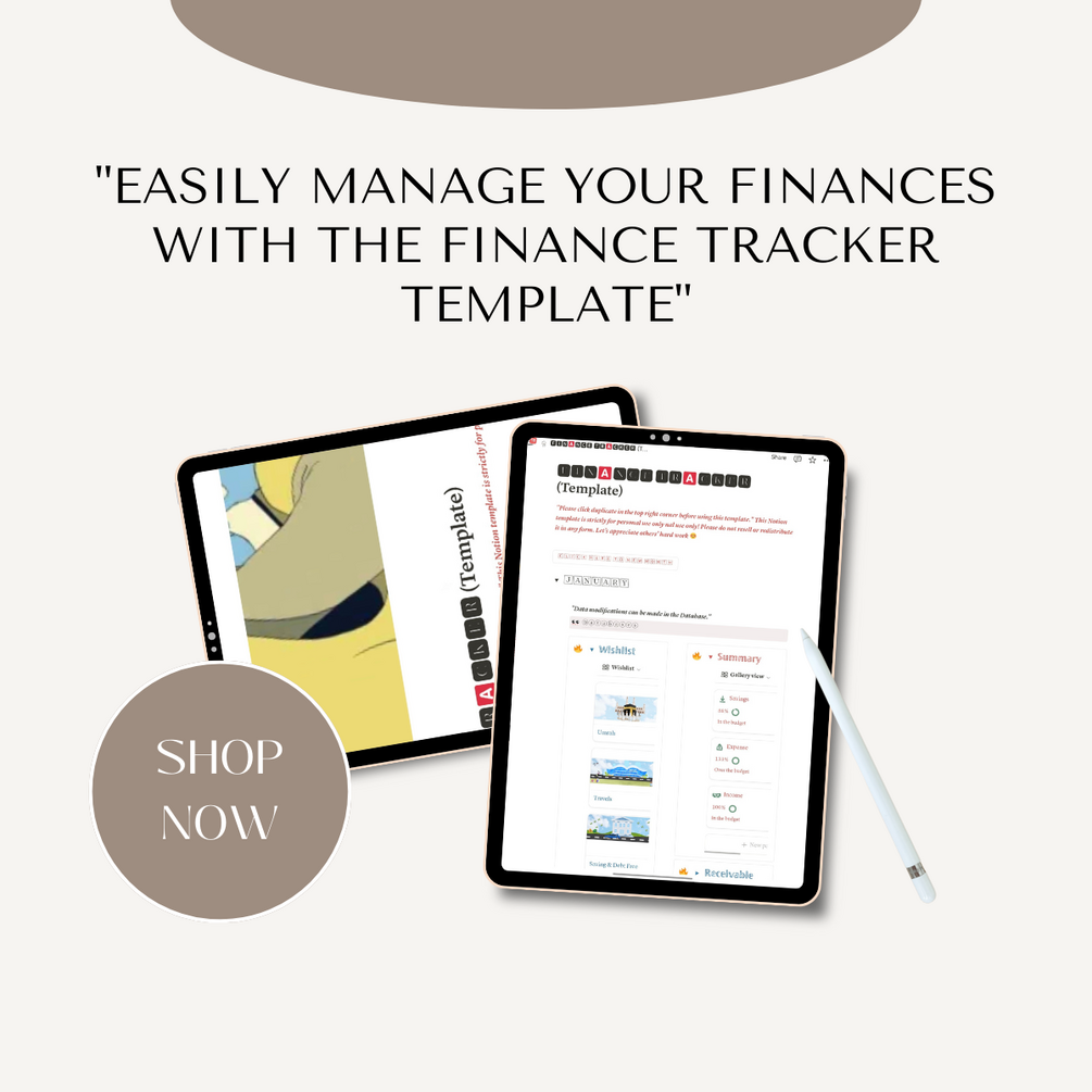 "Easily Manage Your Finances with the Finance Tracker Template"