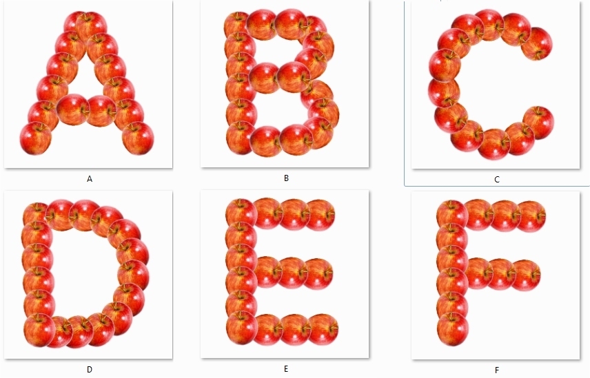 Alphabets - Apple