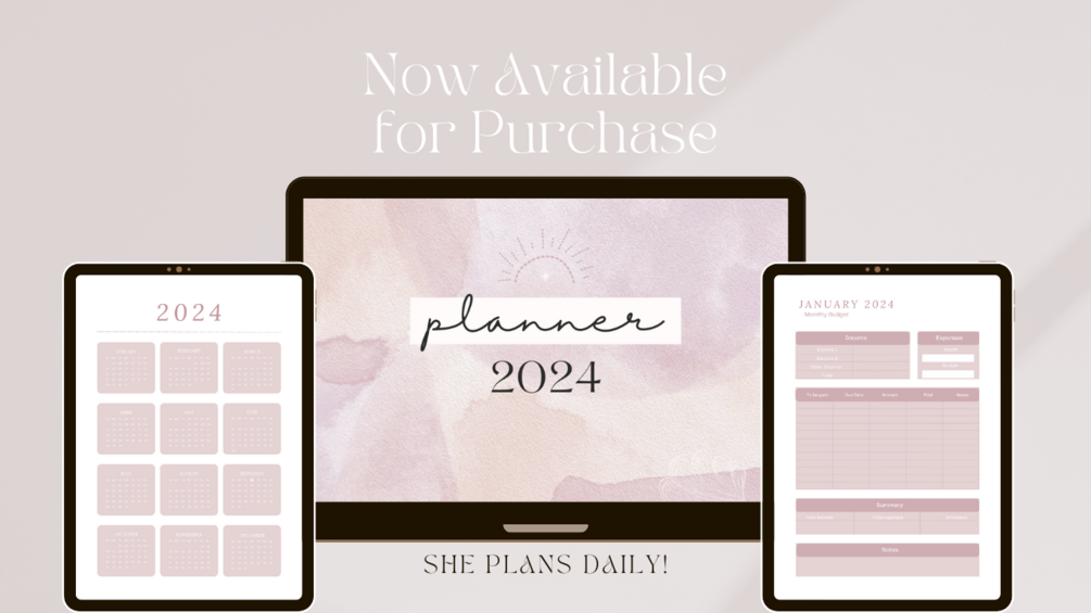 She Plans Daily 2024 Yearly Planner