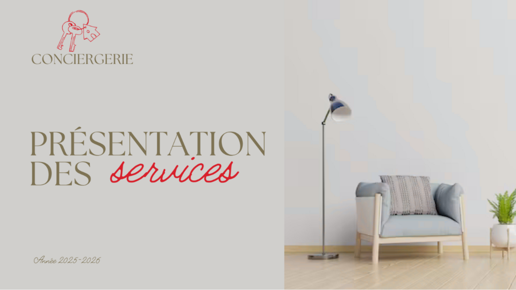 présentation professionnelle des services de conciergerie airbnb