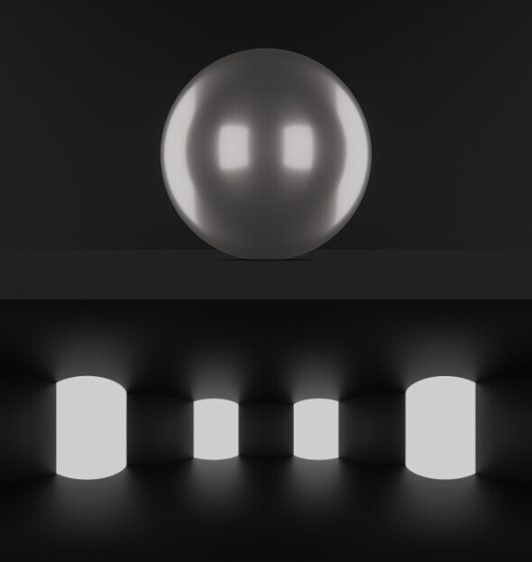 Studio Light Corners HDR and EXR