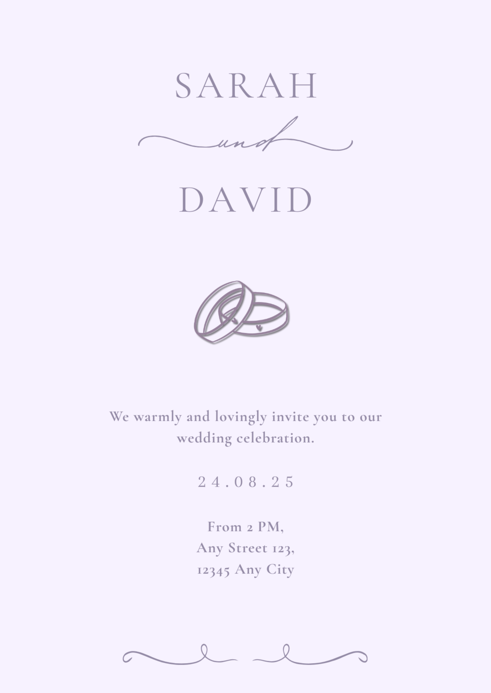 Wedding Invitation_Simple Design