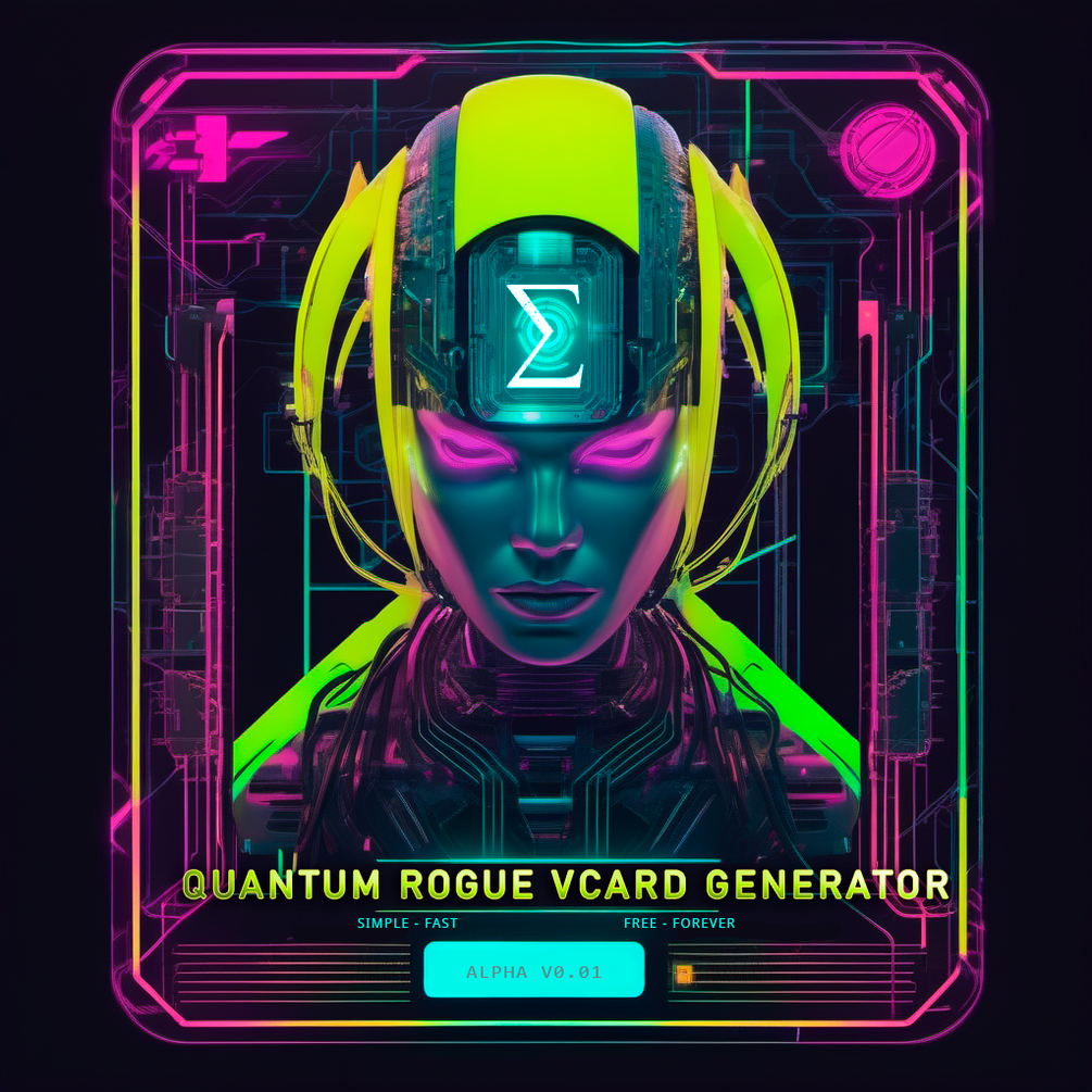 Quantum Rogue Vcard Generator