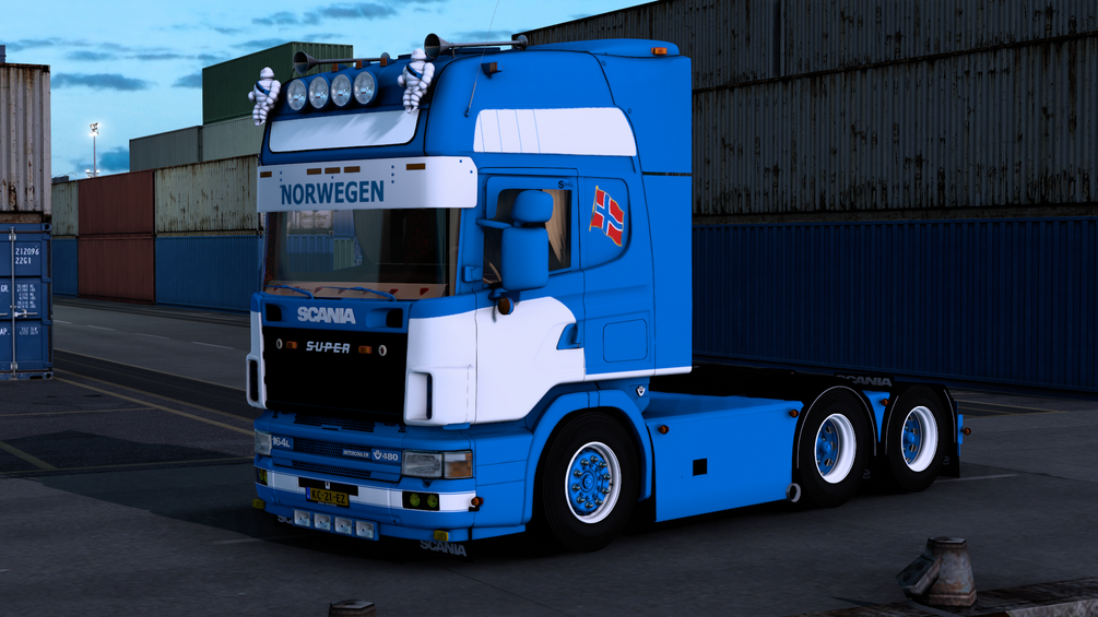 scania 164l 480 sties skin for k.c customs scania