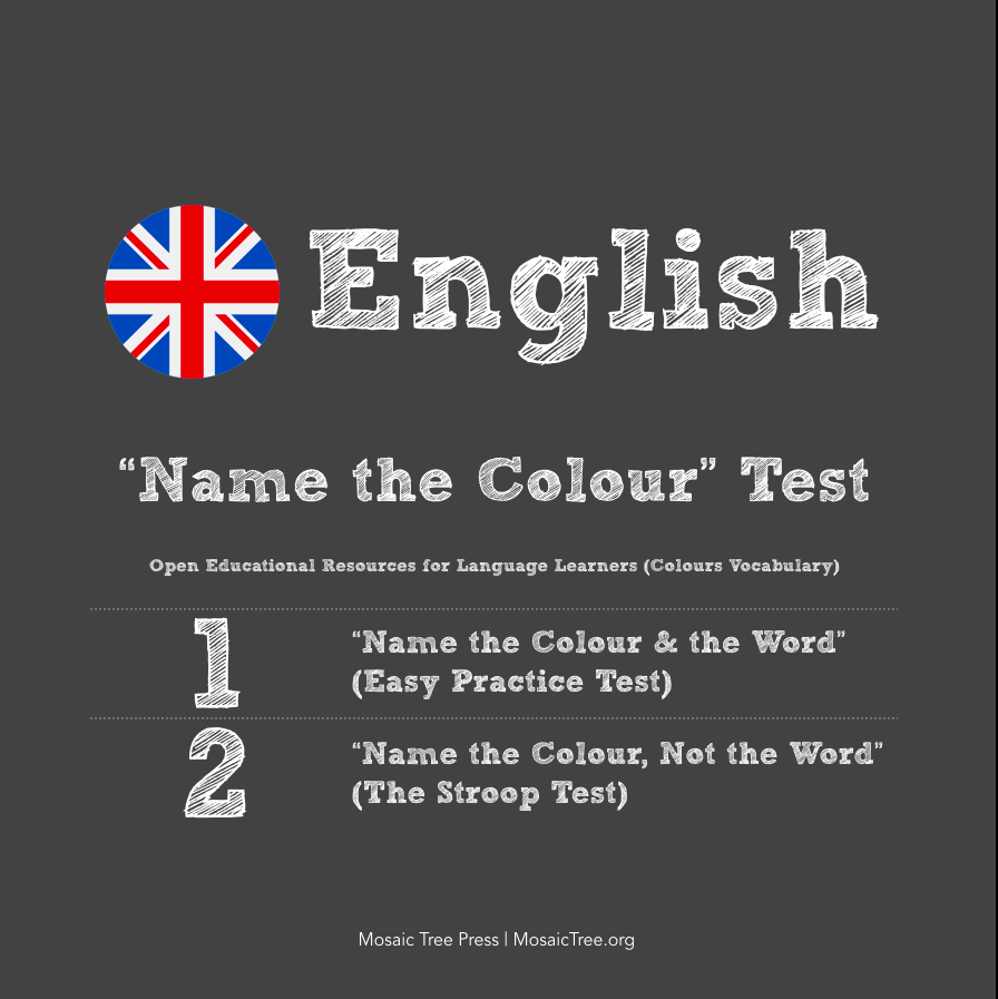“Name the Colour” Test: Open Educational Resources for Language ...