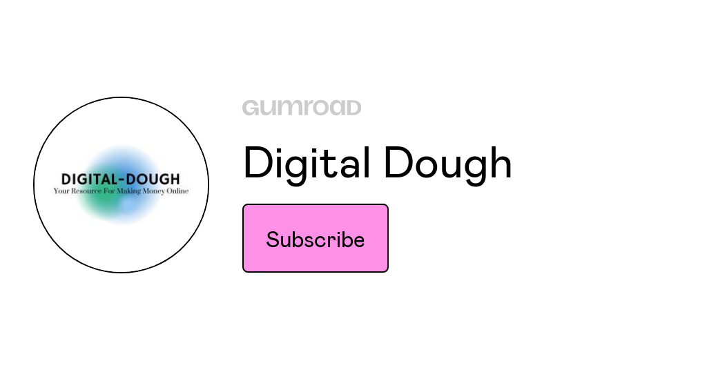 Digital Dough