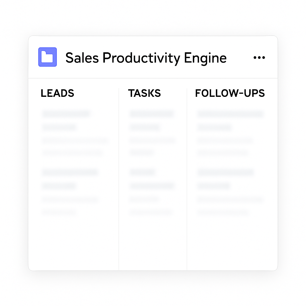 The Sales Stack - Work Less. Close More. Stay Organized Without the ...