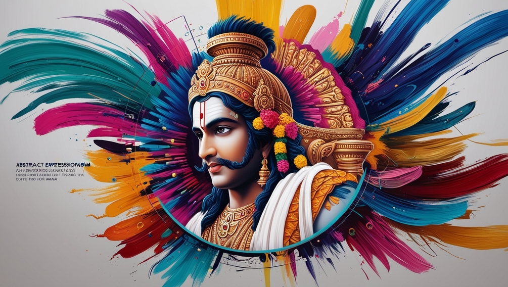 🌟 Divine Abstract Expression: Immerse Yourself in Images of Gods 🎨