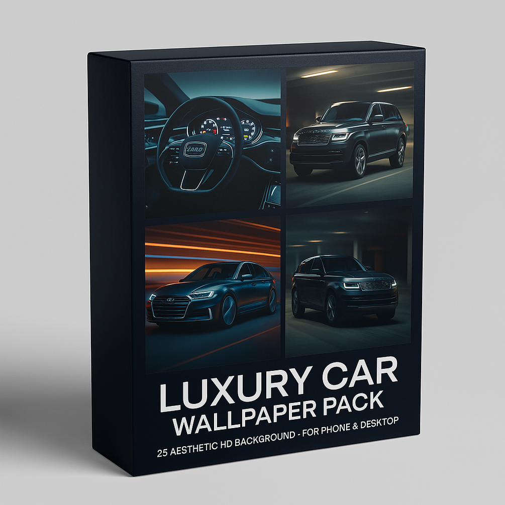100 Ultra-HD Luxury Car Wallpapers | Limited Edition Pack