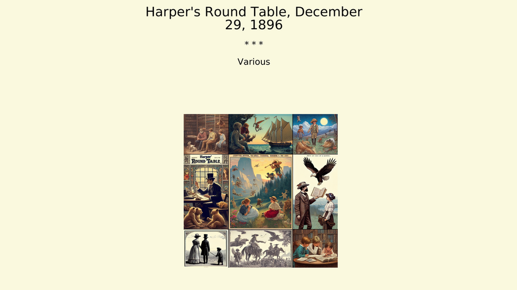 Harper's Round Table, December 29, 1896