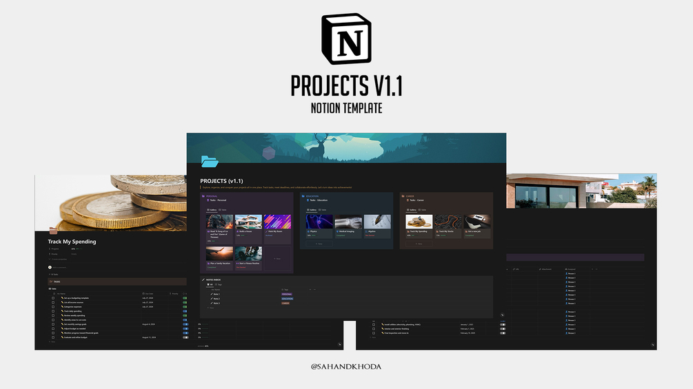 Notion Template: Projects (v1.1)