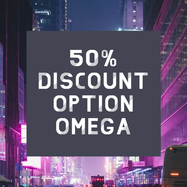 50% Discount to Option Omega