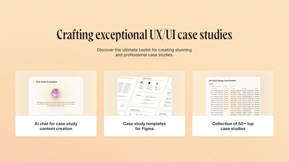 UX/UI Case Study Creation Kit (The complete bundle)