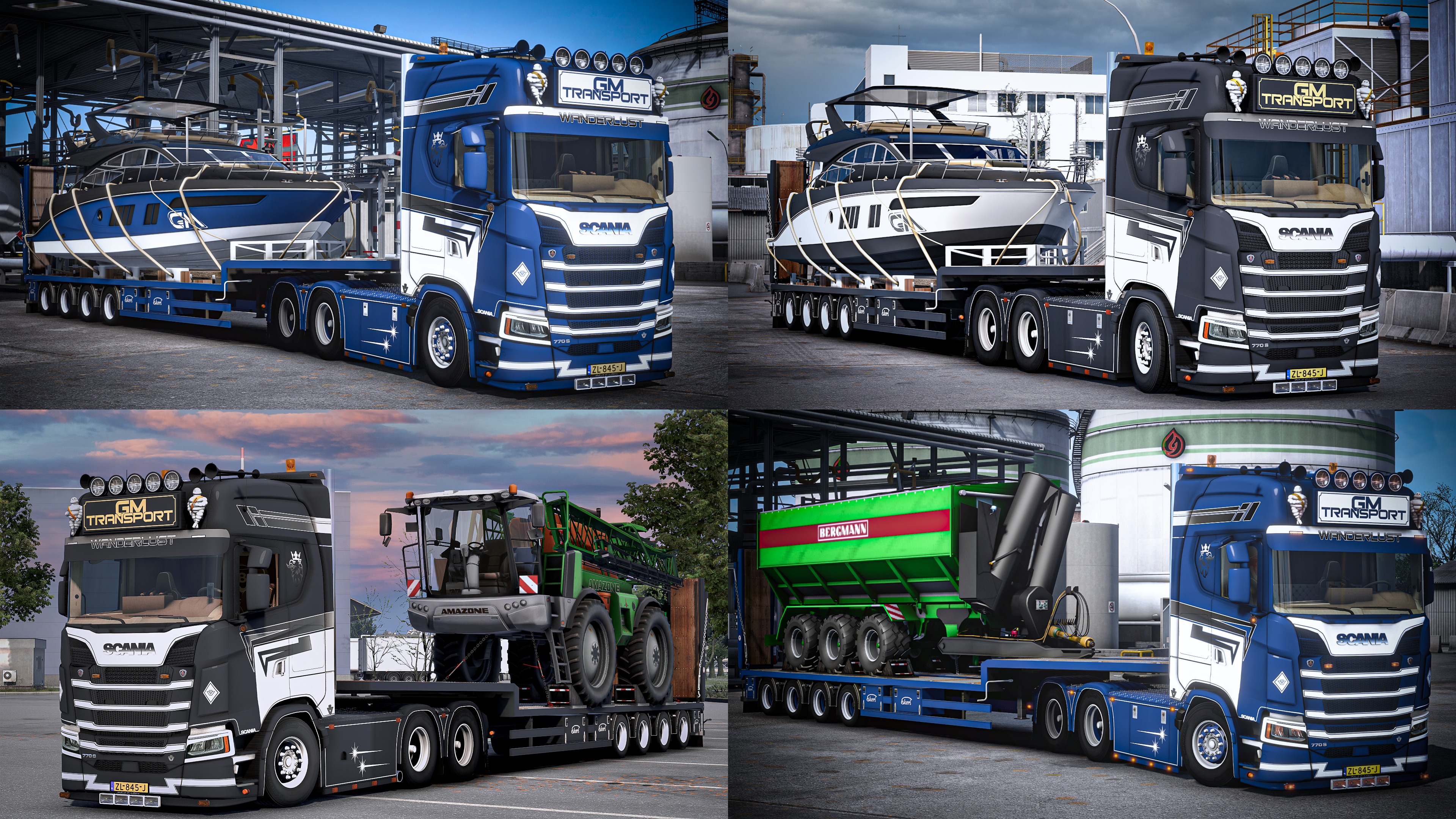 [ETS2] Scania NG 770S V8+FlatBed Trailer [NEW MODS] - Gaming ModdinG
