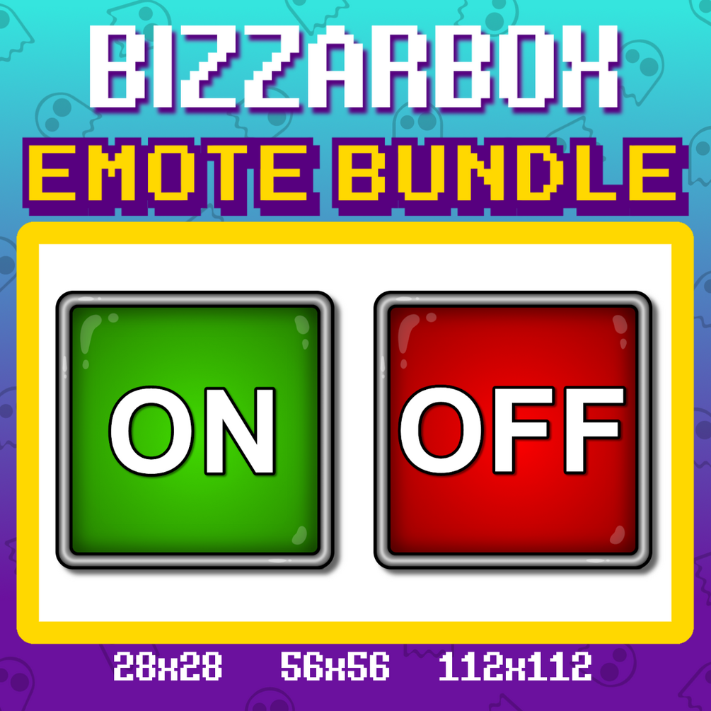 Streamer Emote Bundle: On Off