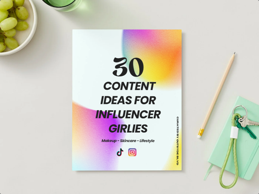 30 Content Ideas for Influencer Girlies
