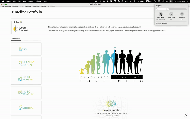 Notion Professional Portfolio | Website alternative | New Year 2024