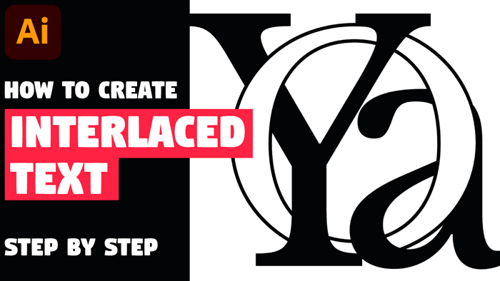 Interlaced Text Effect