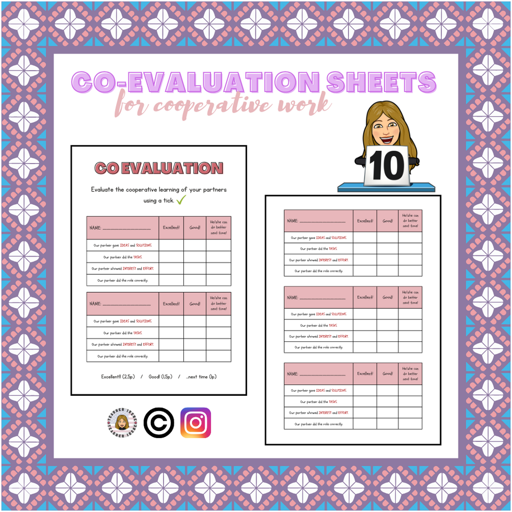 Co-evaluation Rubrics