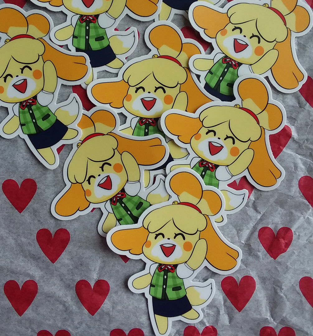 Animal Crossing Isabelle sticker