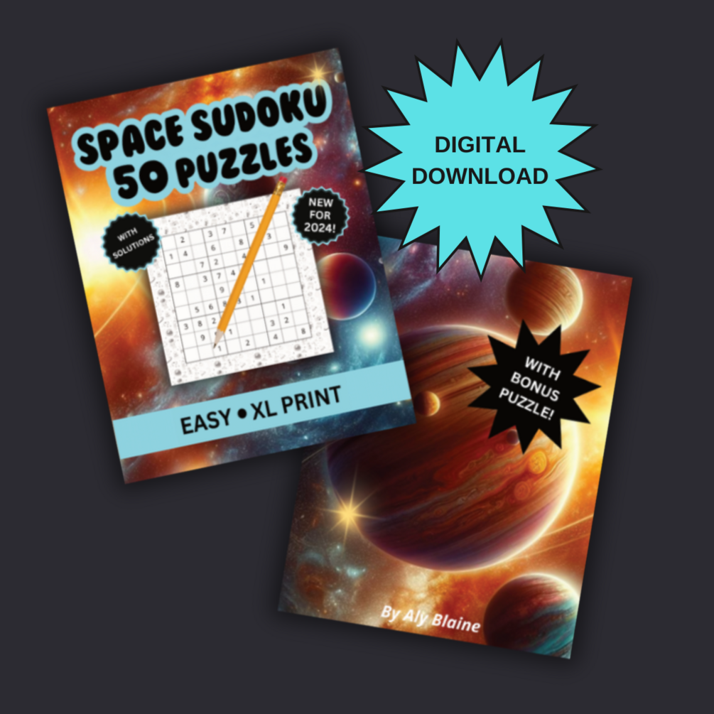 Space Sudoku: 50 Easy Puzzles for Every Earthling | Page Borders with ...
