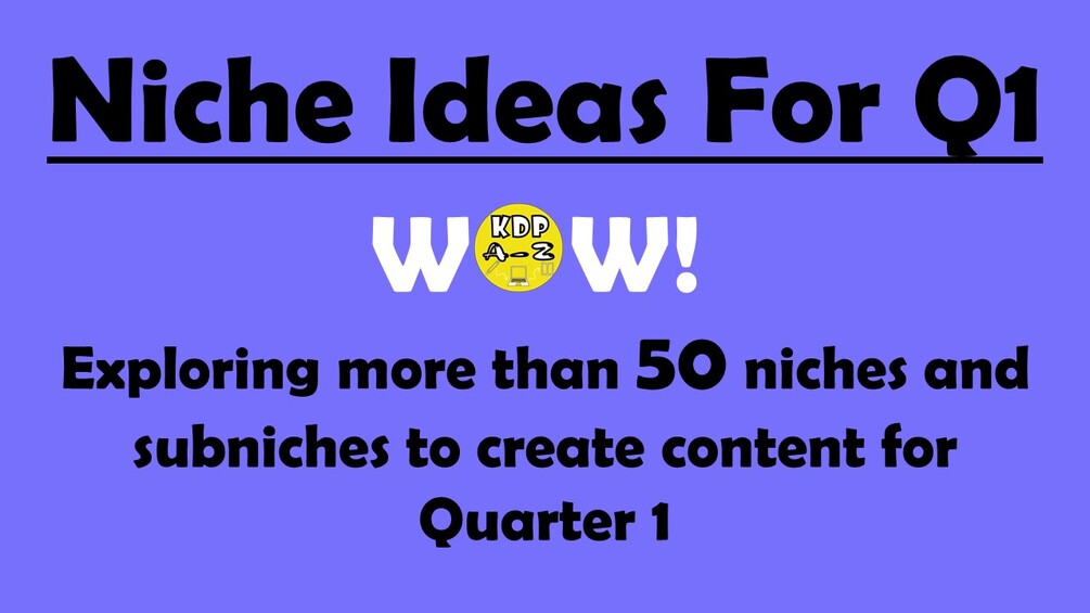 Niche Ideas For Q1