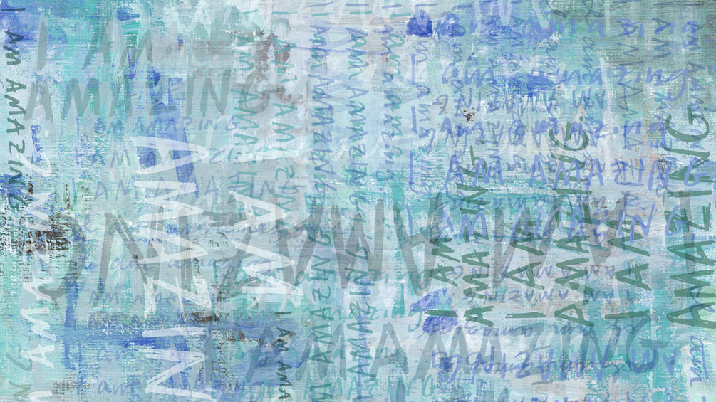 Secret Message Art: I Am Amazing (Digital Print)