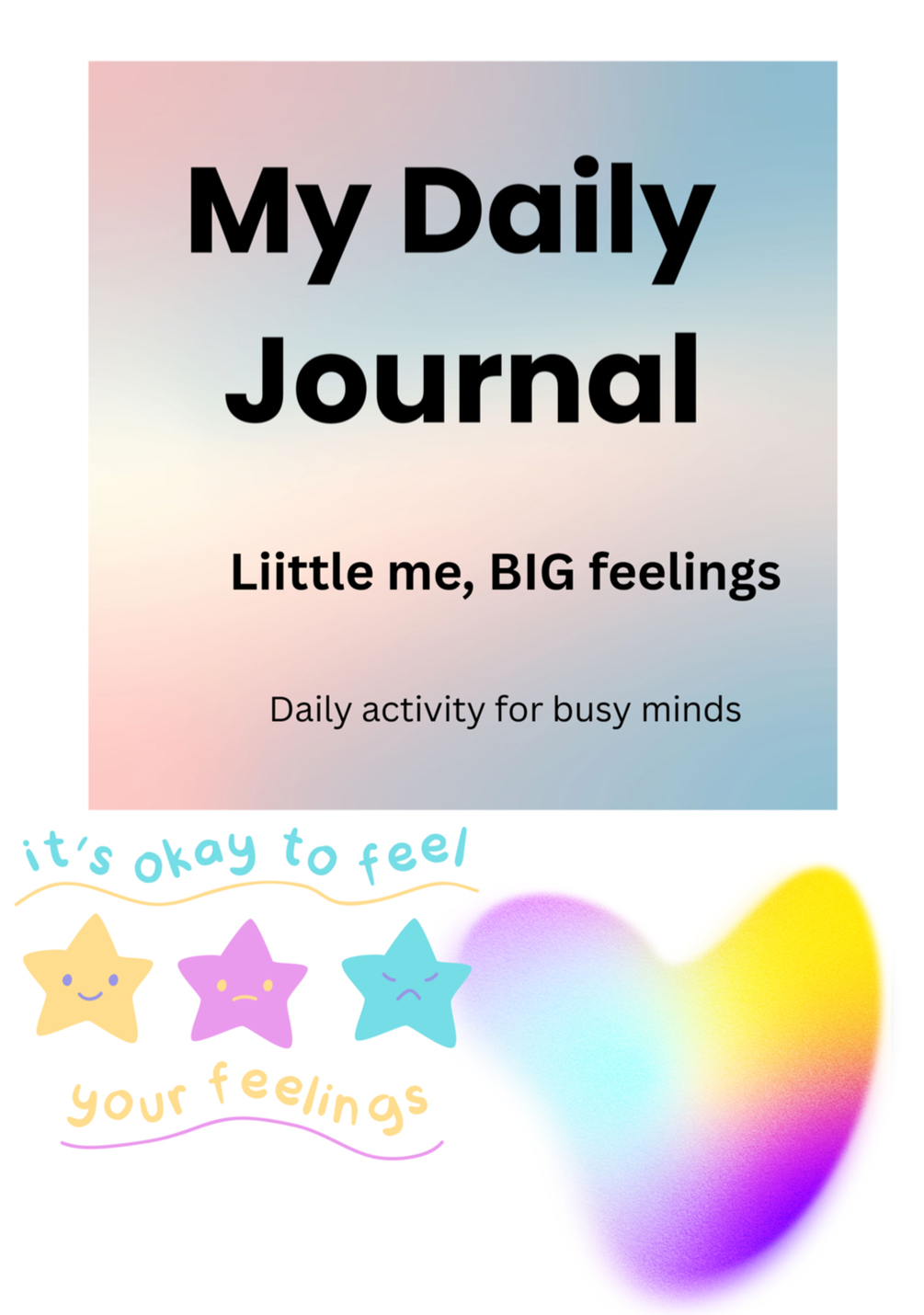 Child’s daily worry journal (Printable PDF)