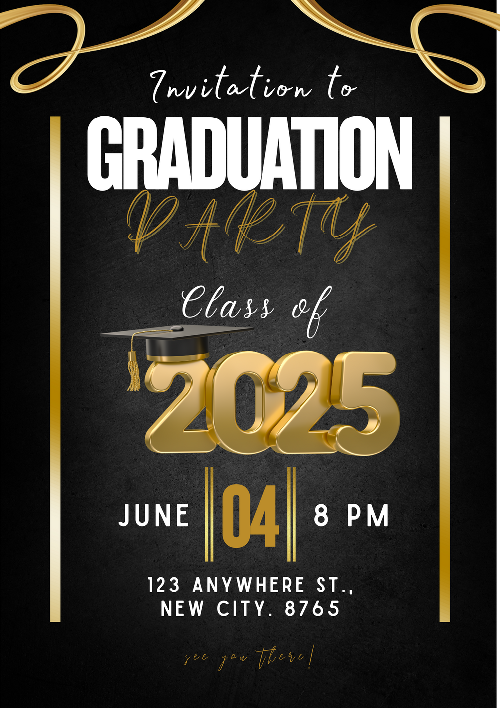GRADUATION PARTY TEMPLATE 1