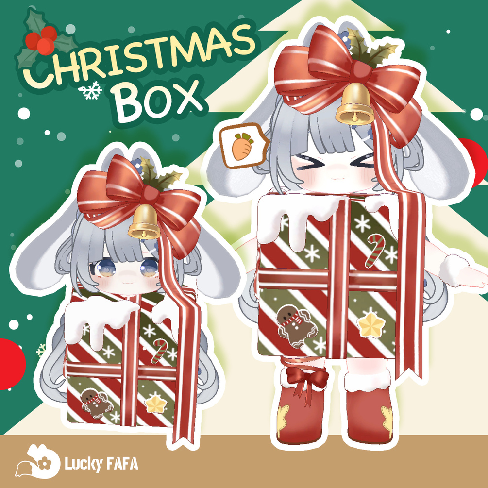 christmas box for Bunny-VRChat