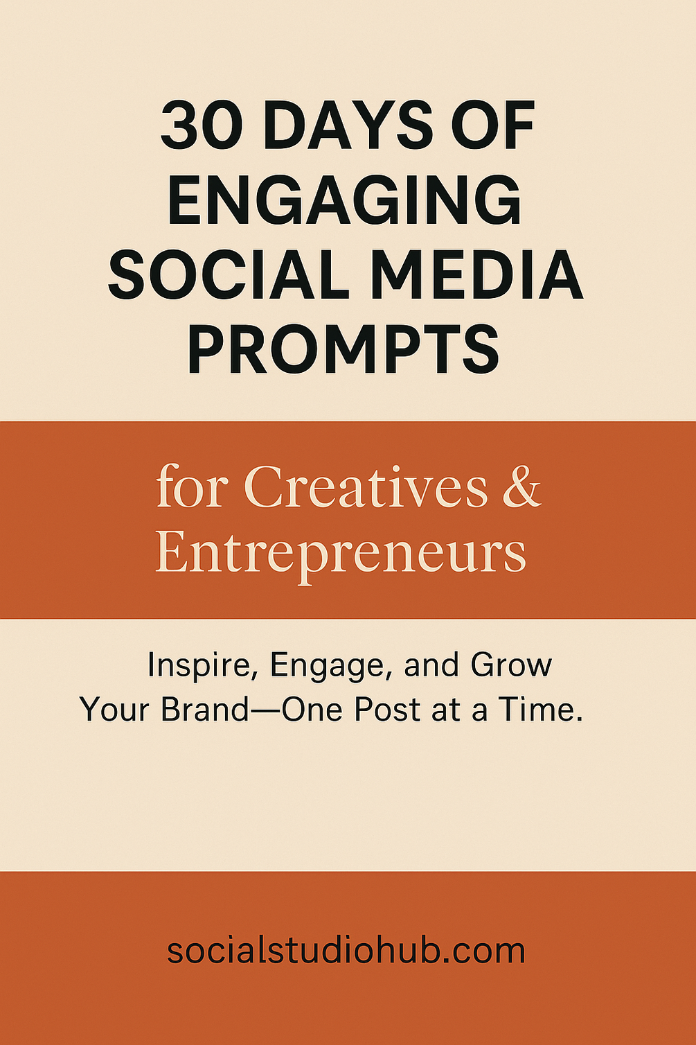 30 Days of Engaging Social Media Prompts for Creatives..