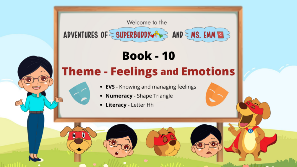 Feelings & Emotions - Adventures of Superbuddy and Ms. Emm (Book 10)